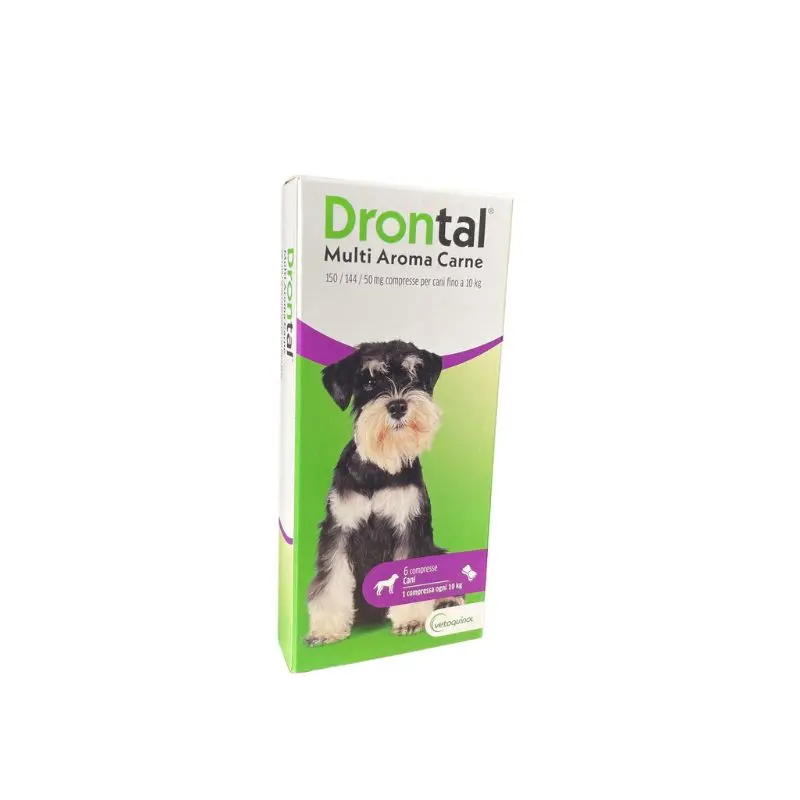 DRONTAL CANE MULTI AROMA CARNE (6 cpr) - ll vermifugo per cani che ...